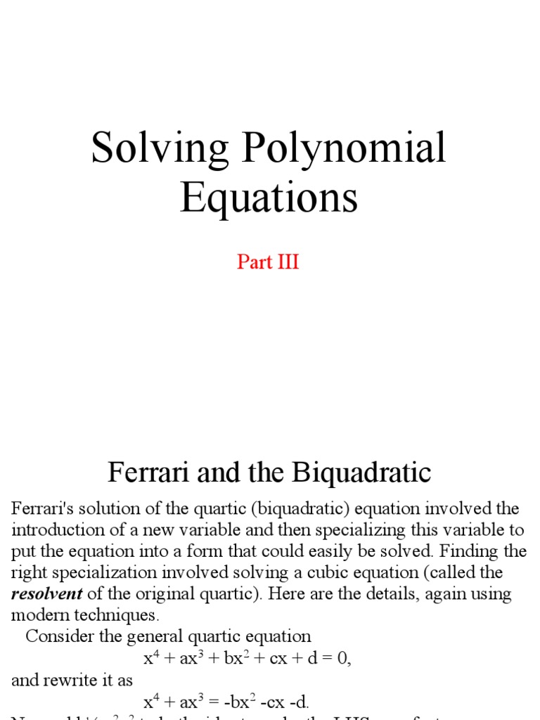 Polynom 3 | PDF | Equations | Mathematics