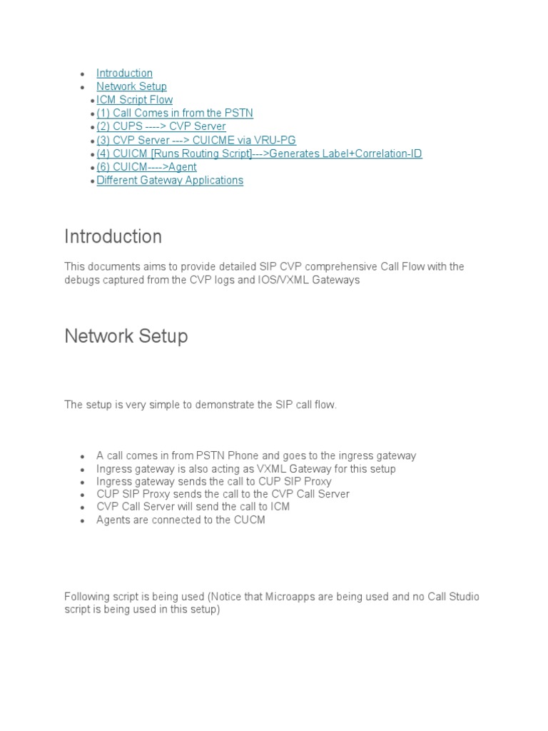 Call Flow - Comprehensive Model | PDF | Session Initiation Protocol ...