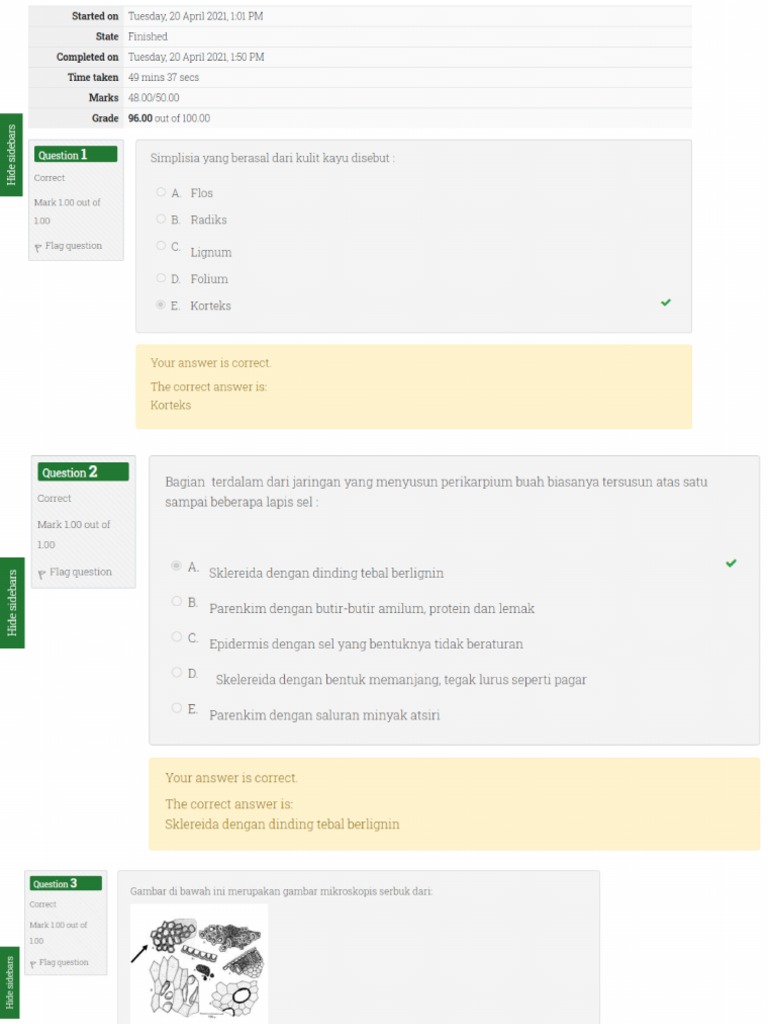 UTS Botani Farmasi | PDF