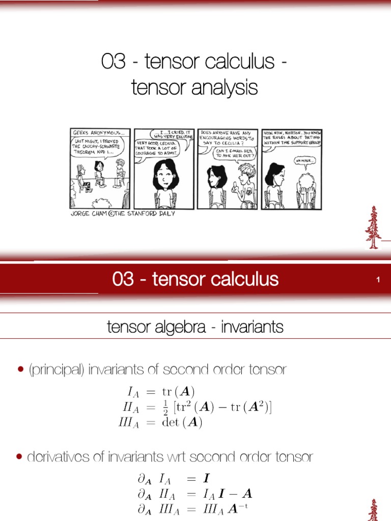 03 - Tensor Calculus - Tensor Analysis | Download Free PDF ...