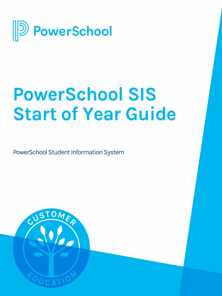 PowerSchool SIS Start of Year Guide | PDF | Fee | Backup