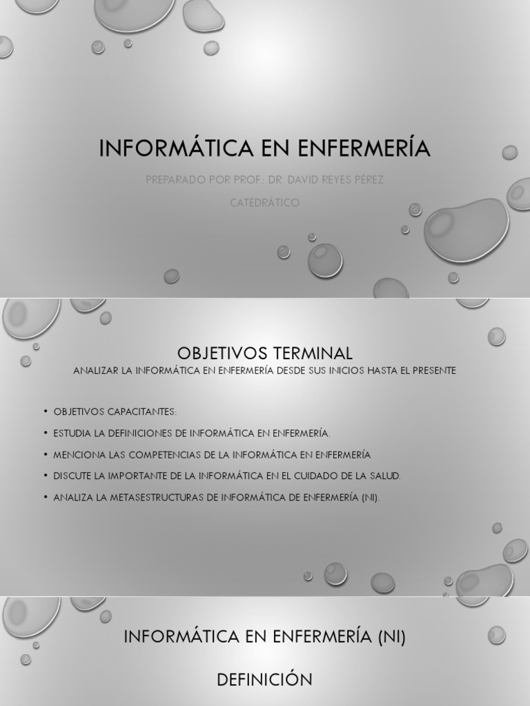 Informatics en enfermería meta | PDF | Enfermería | Informática