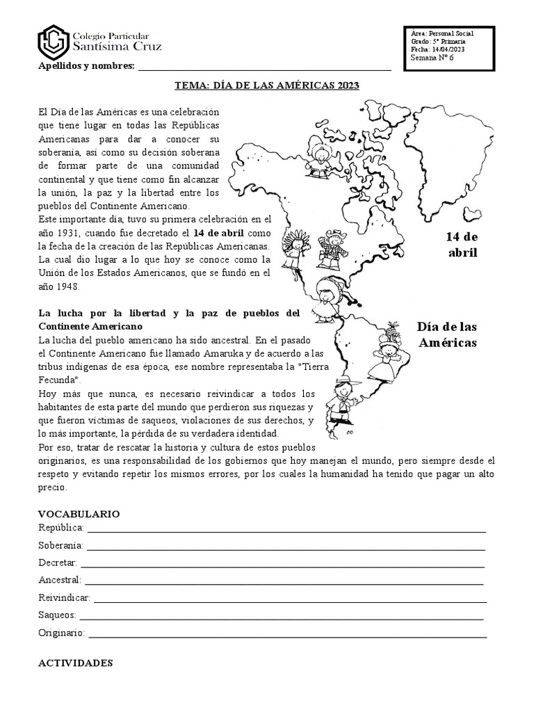 Día de Las Américas | PDF