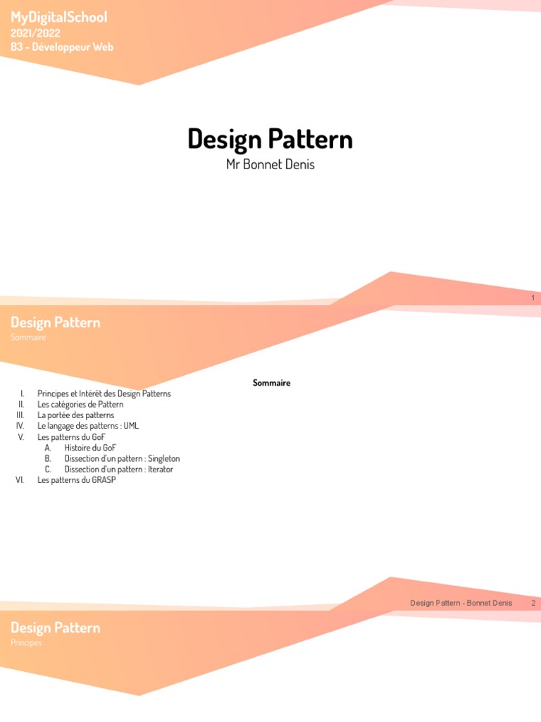 Introduction aux Design Patterns | PDF
