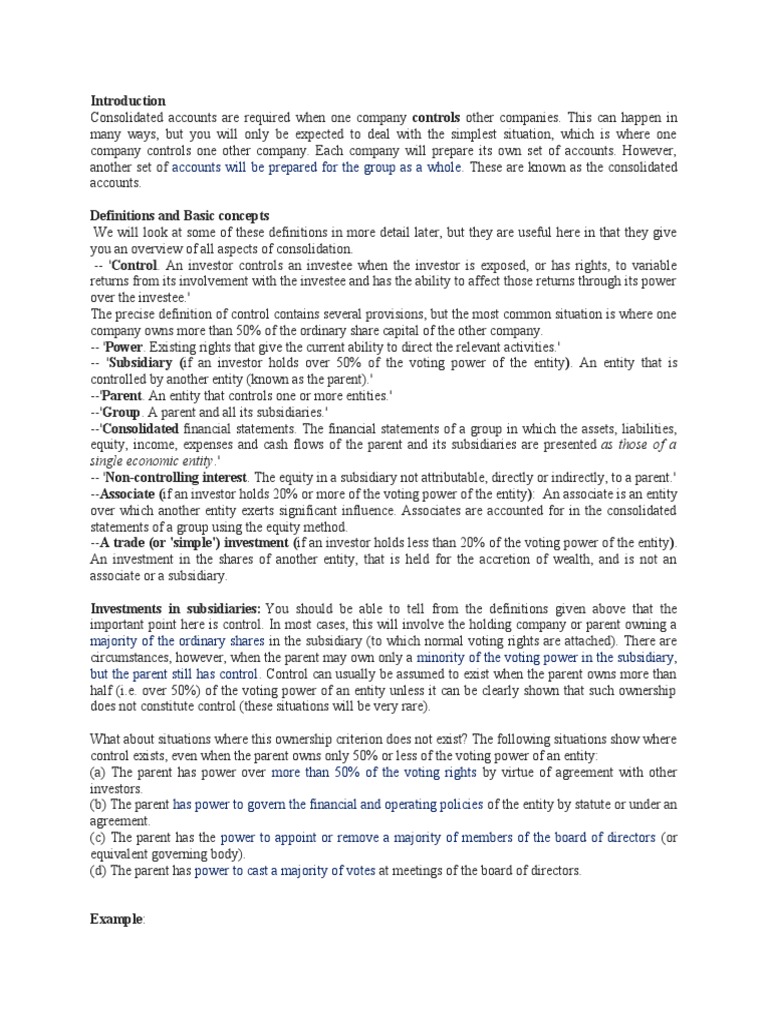 Introduction Consolidation | PDF Introduction Consolidation | PDF
