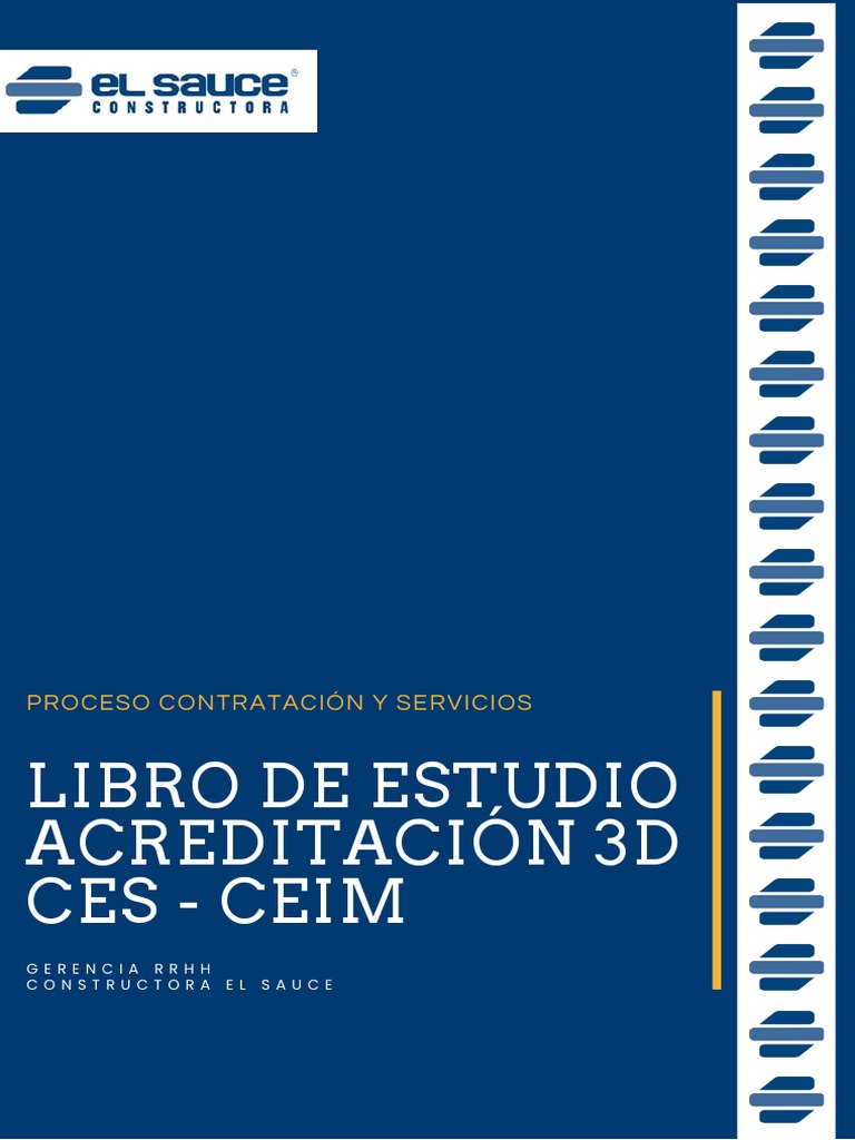 Libro de Estudio Acreditación 3D CES | PDF | Evaluación | Experiencia
