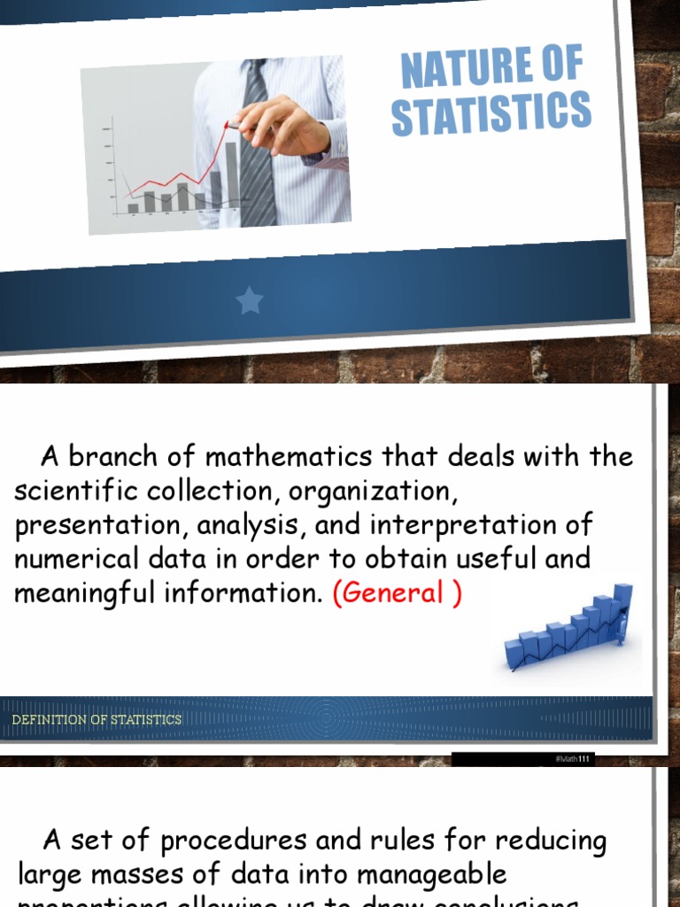 1-The Nature of Statistics | PDF | Sampling (Statistics) | Level Of ...