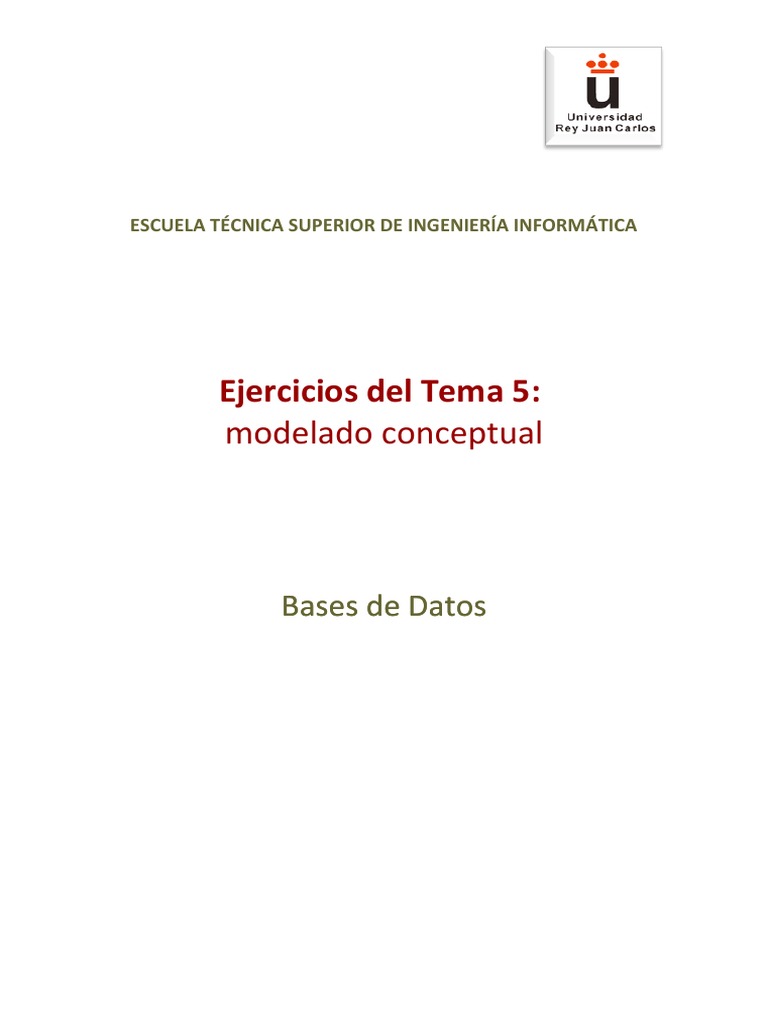 Hoja 2 - Tema5 - ModeladoConceptual | PDF | Chat en linea | Las compras en línea