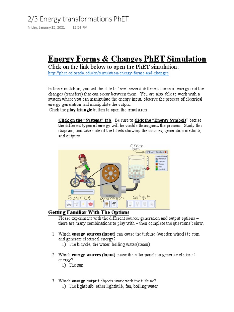 Phet | PDF | Turbine | Incandescent Light Bulb