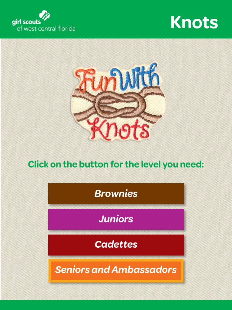 Fun With Knots | PDF | Knot | Scoutcraft