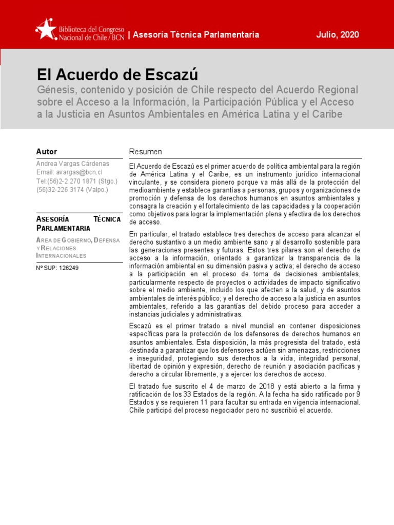 Acuerdo de Escazu Rev BH | PDF | Gobierno | Justicia