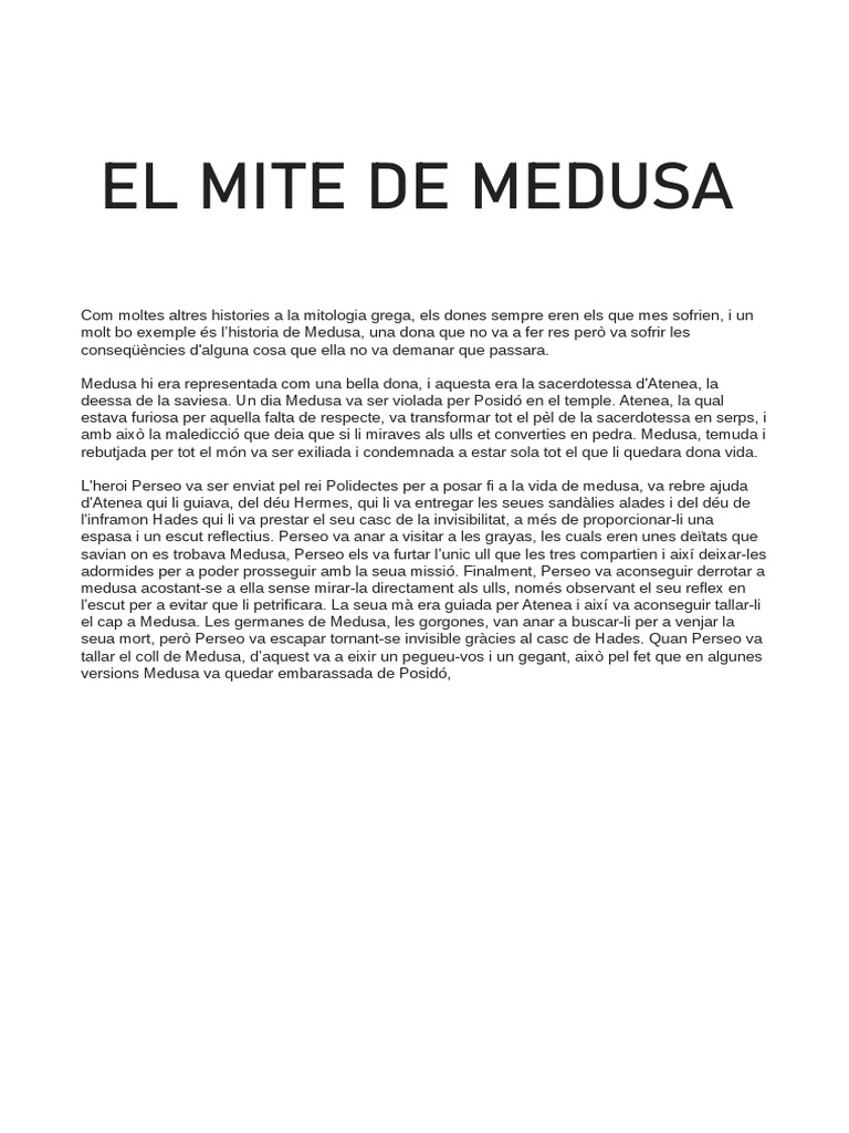 Medusa | PDF