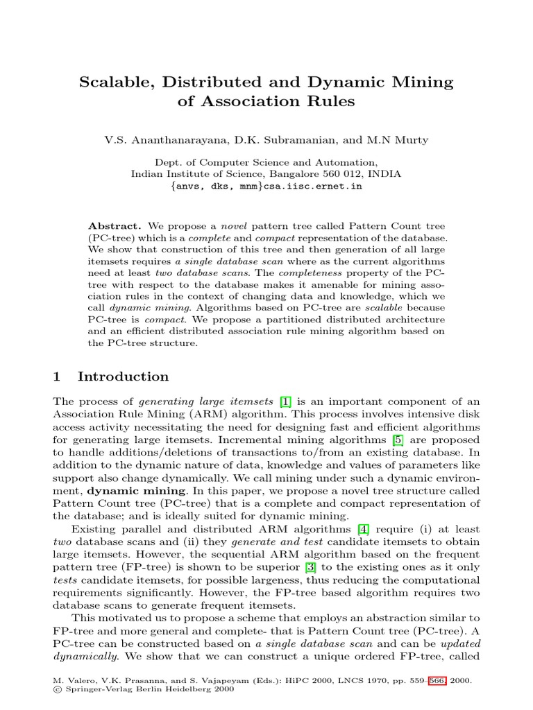 PC Tree Paper | PDF | Database Transaction | Databases