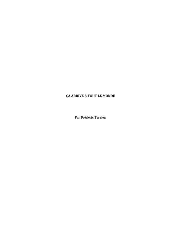Ca Arrive | PDF