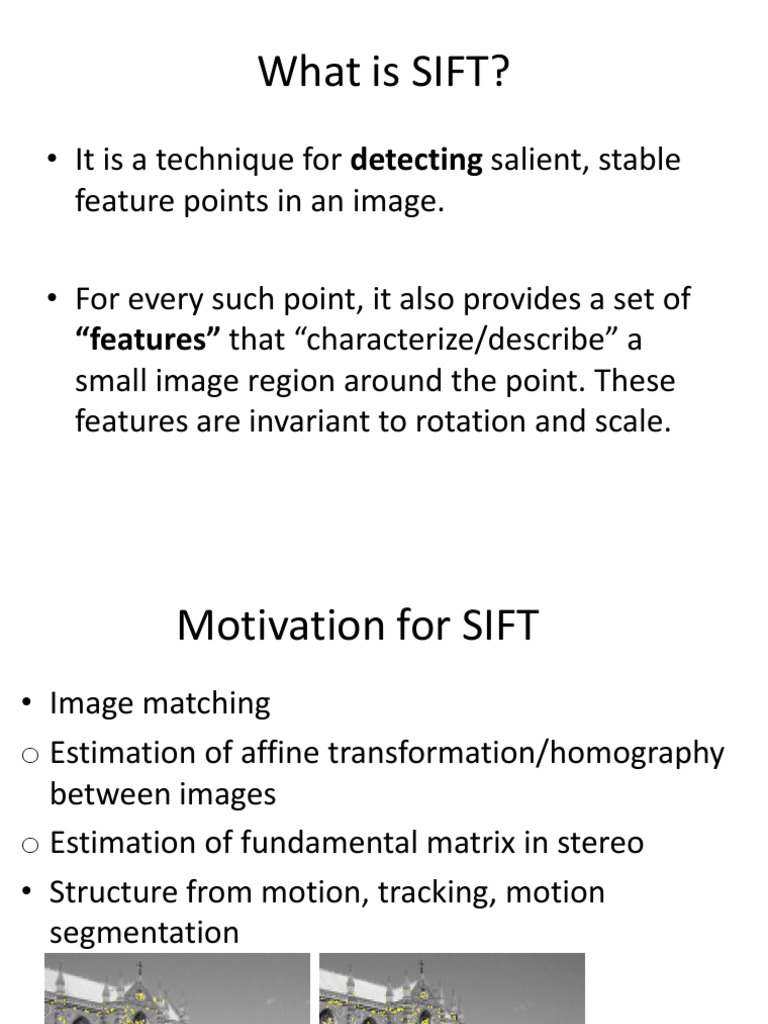 SIFT Transform | Download Free PDF | Mathematical Analysis ...