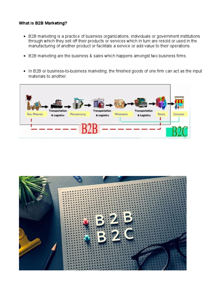Introduction To B2B Marketing | PDF | Marketing | Communication