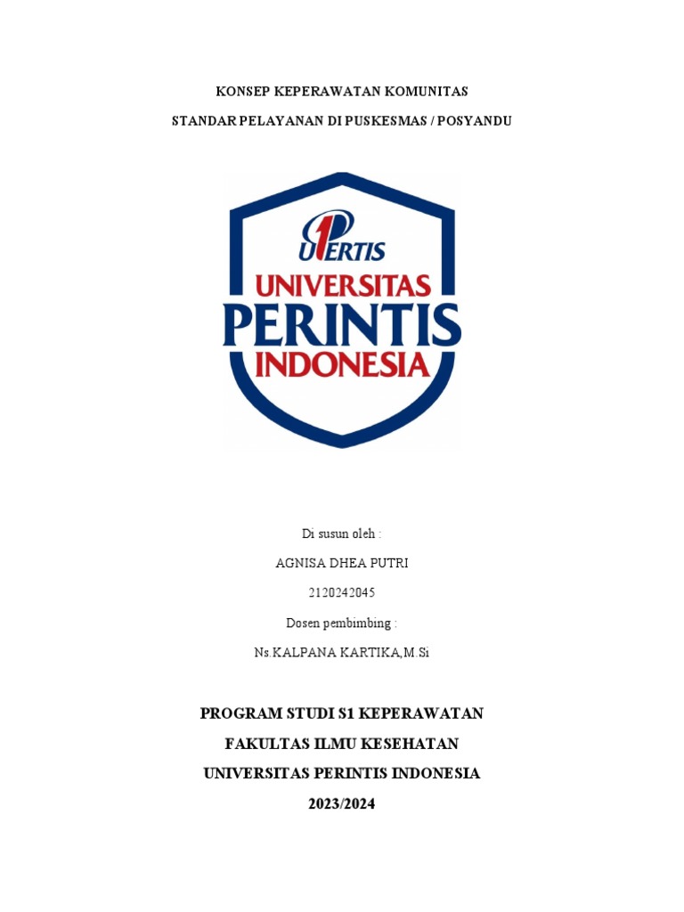 Tugas Keperawatan Komunitas Agnisa | PDF