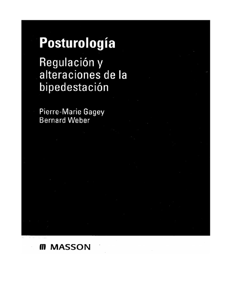 Posturología. P.M. Gagey y B | PDF