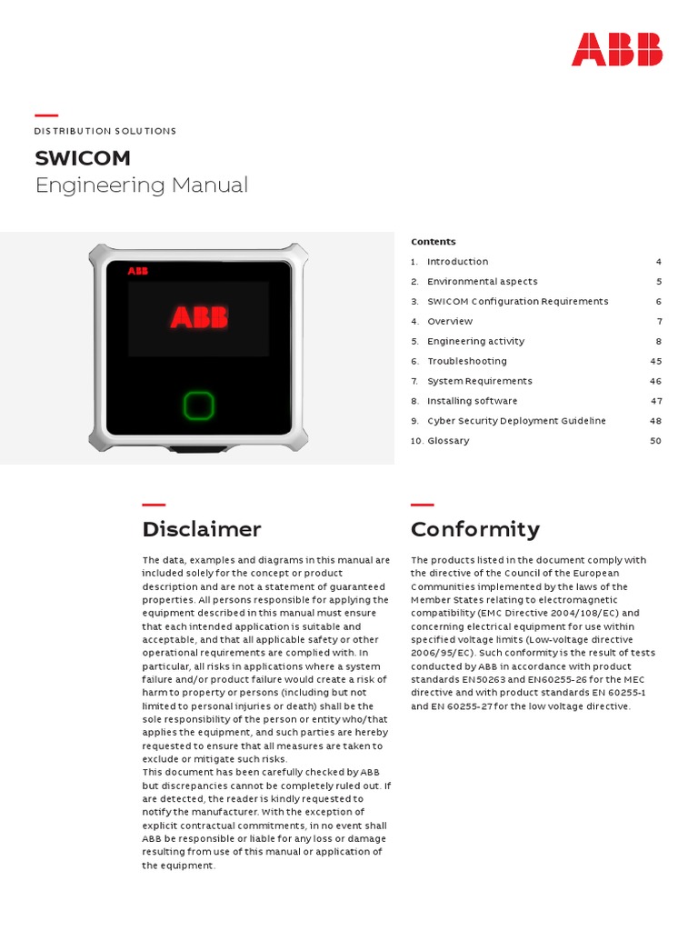 MA - 1VCD601601 - SWICOM Engineering (EN) C | PDF