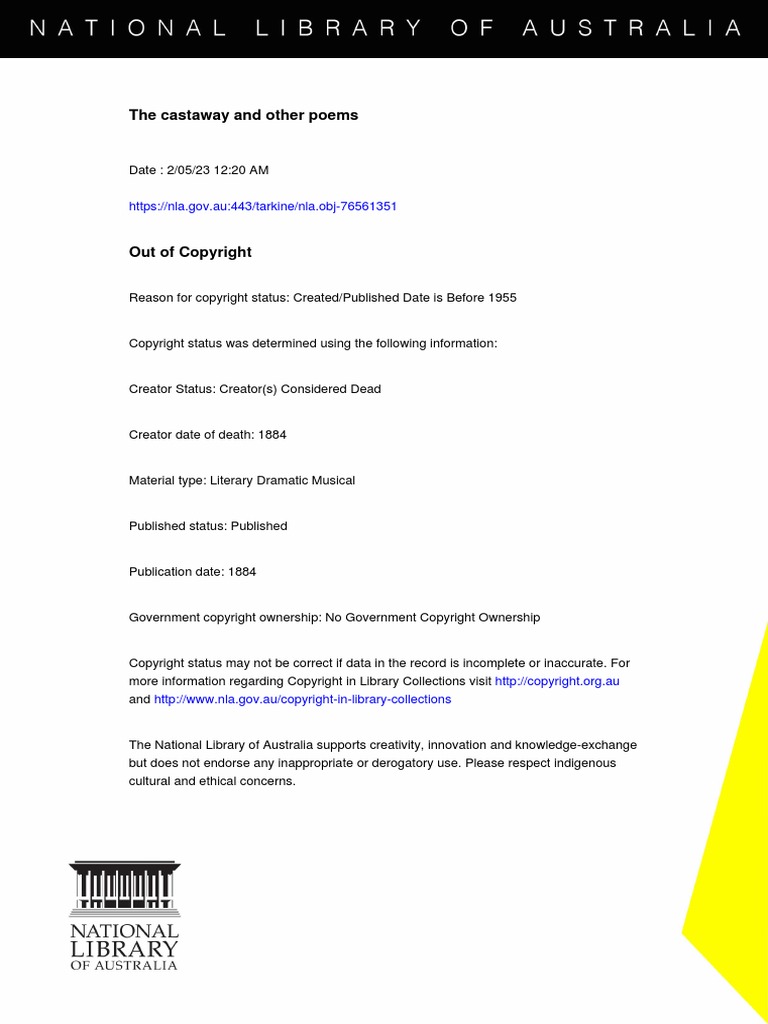 Nla Obj-76561351 | PDF | Copyright | Copyright Law