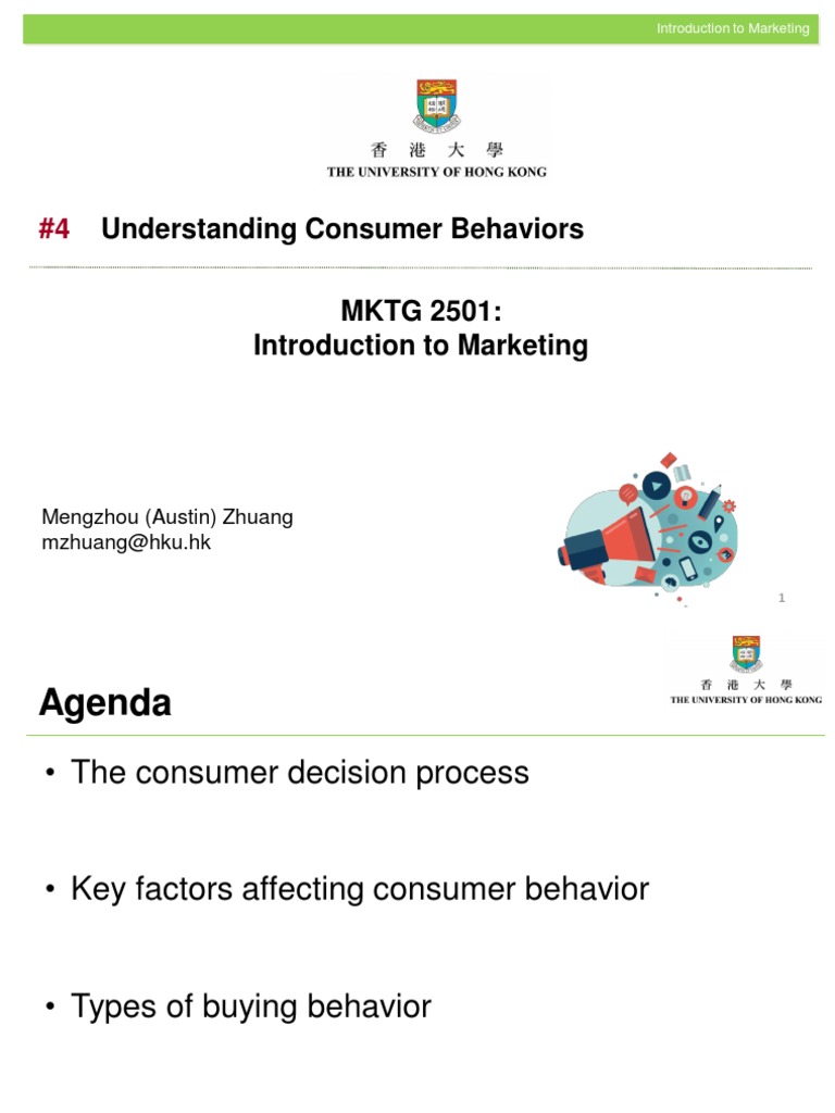 MKTG2501 - Session 4 Understanding Consumer Behavior | PDF | Consumer ...