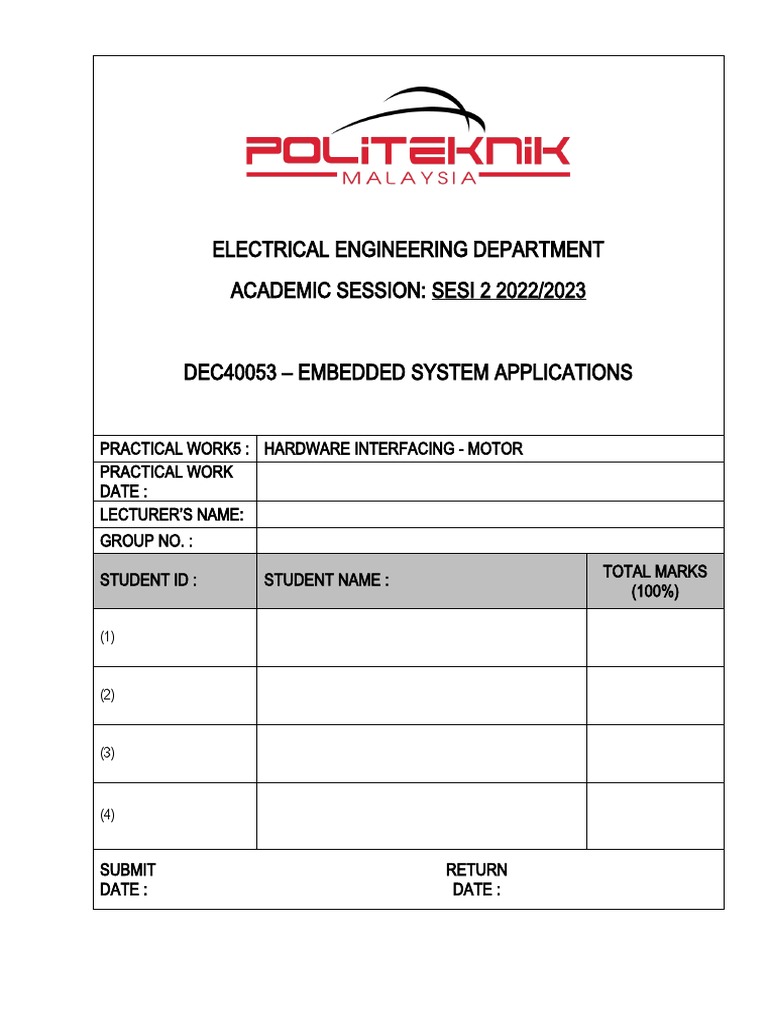 PW 5 | PDF | Relay | Electrical Engineering
