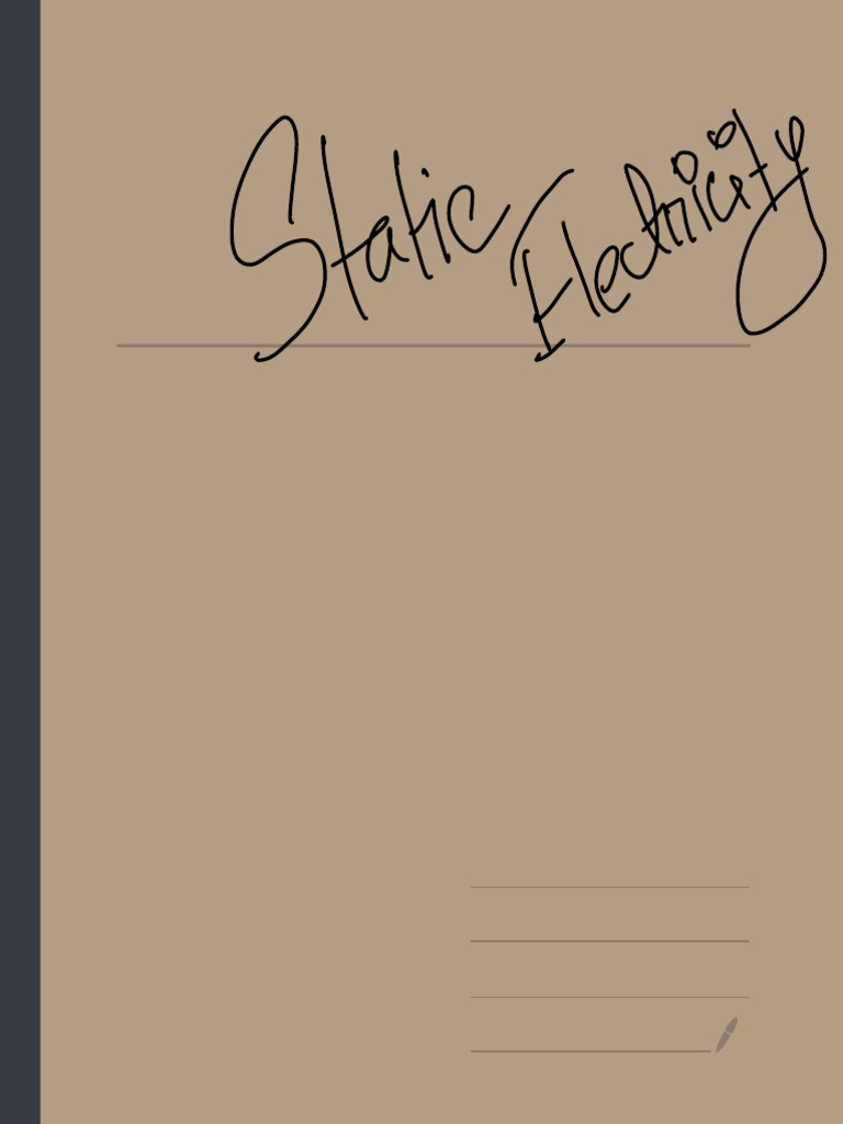 Static Electricity (Physics IGCSE) | PDF | Electric Charge | Electron
