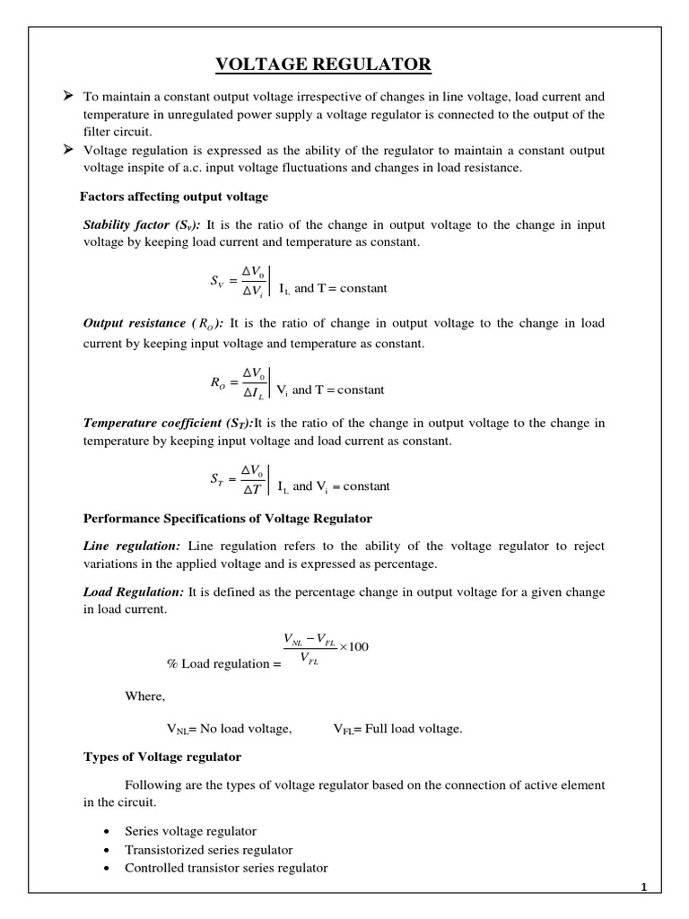 21LC11.1.3.a.Voltage Regulator | PDF | Bipolar Junction Transistor | Power (Physics)