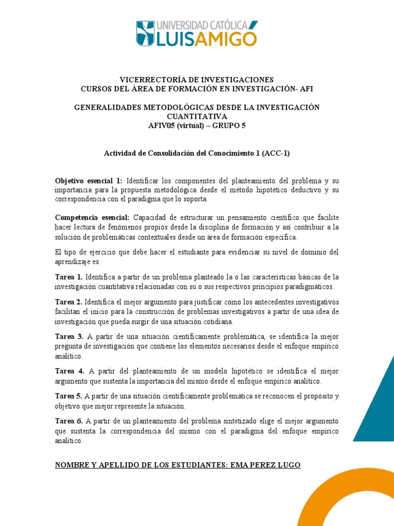 Estudio de Caso Obj. 1 | PDF
