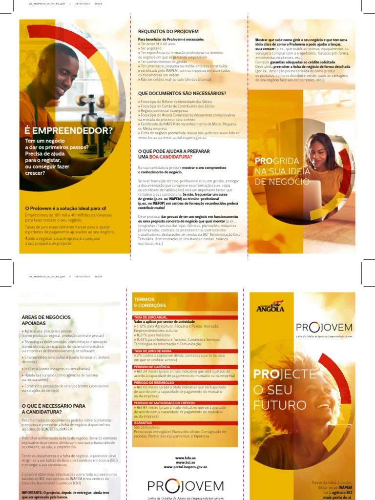 Folheto Projovem | PDF