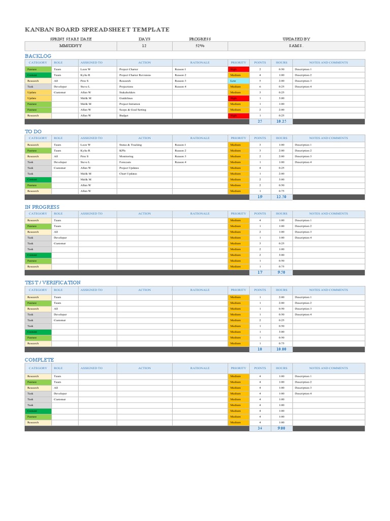 IC Kanban Board Spreadsheet 11578 0 | PDF | Business | Computing