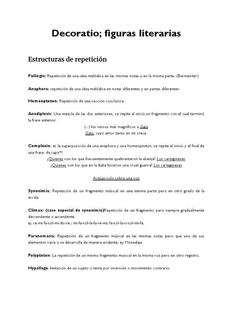 Figuras Literarias | PDF | Intervalo (música) | Armonía