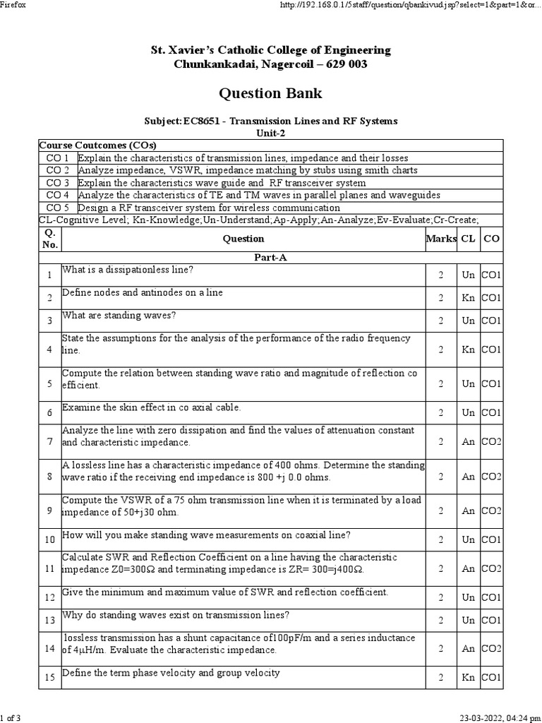 2 ND Unit | Download Free PDF | Transmission Line | Electrical Impedance