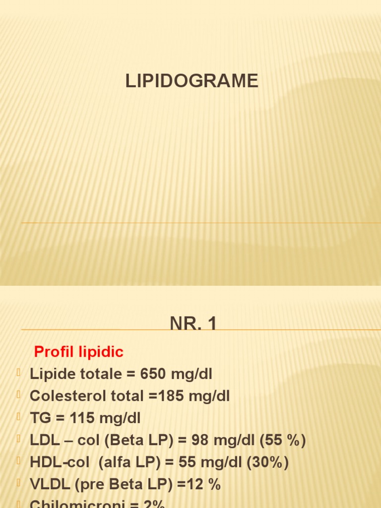 Lipid Profiles with Diagnoses Under 40 Characters | PDF