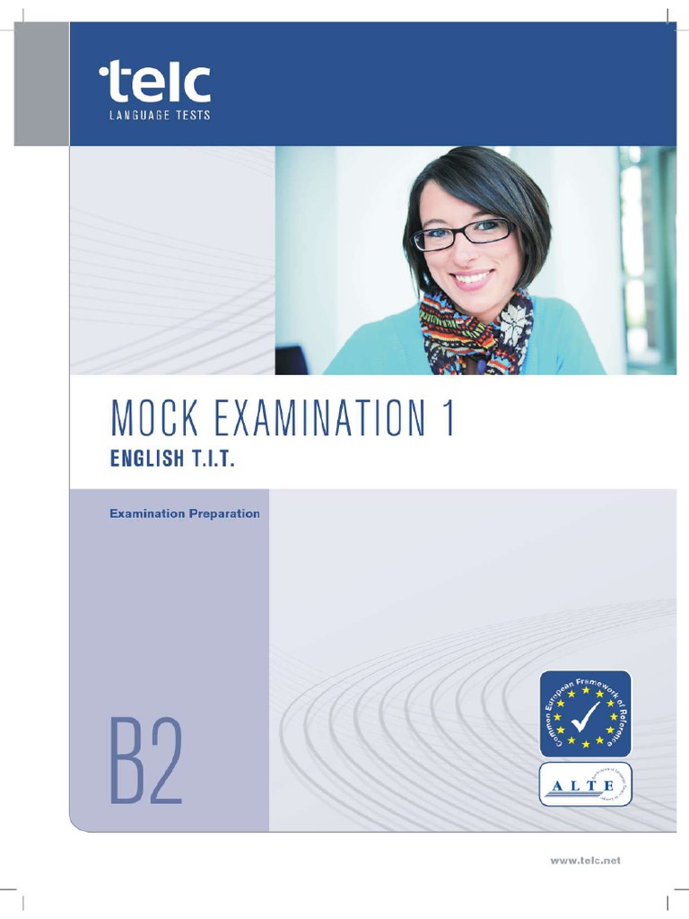 TELC English-B2-Mock-Test-For-2013 | PDF