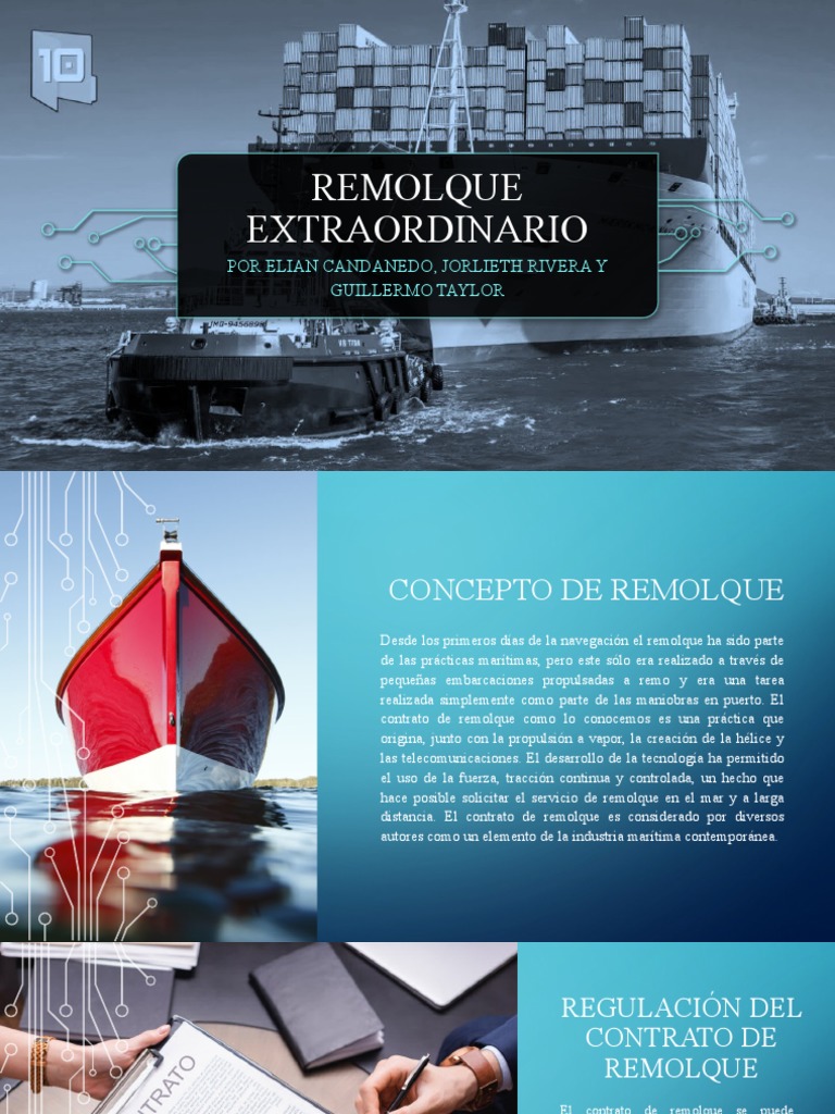 Definición y Contrato de Remolque Marítimo | PDF | Remolcador | Daños y perjuicios