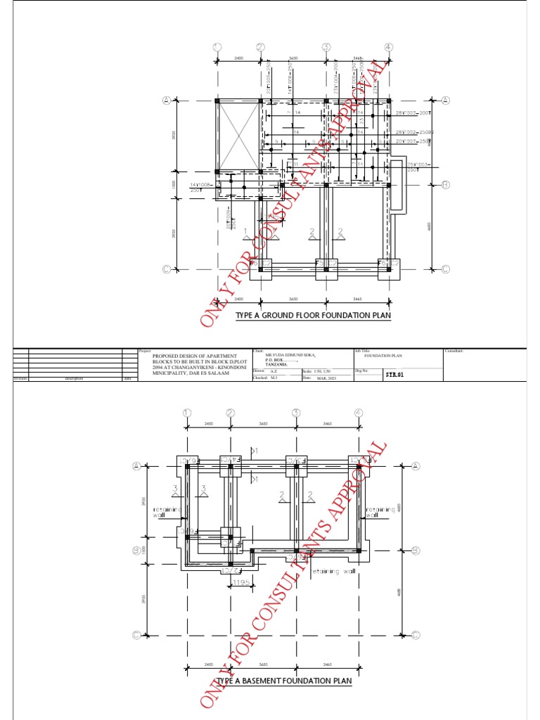 Structural Design - Building Type A - 21.03.2023 | PDF