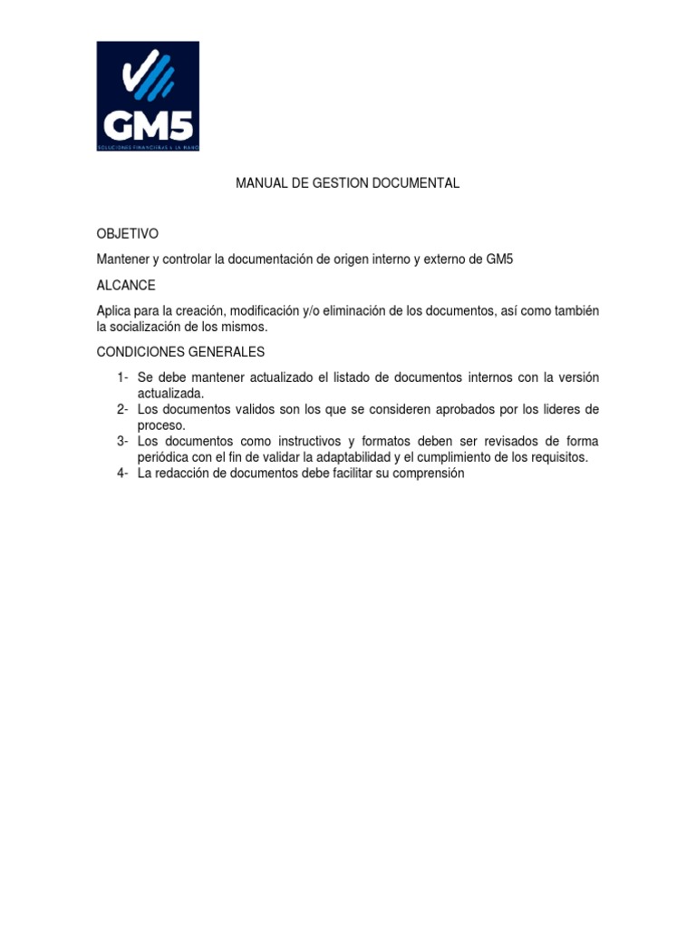 Manual de Gestion Documental | PDF | Informática | Gestión de tecnología de la información