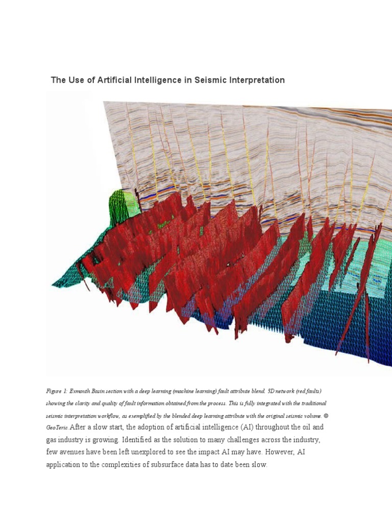 The Use of Artificial Intelligence in Seismic Interpretation | PDF ...