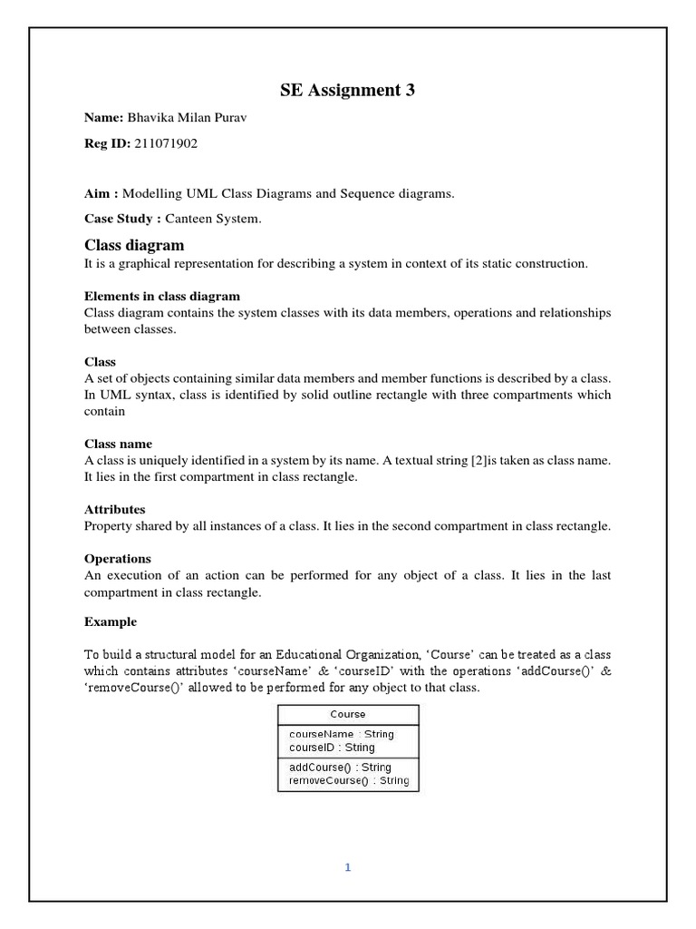 Se Assignment 3 Pdf Class Computer Programming Software Development 