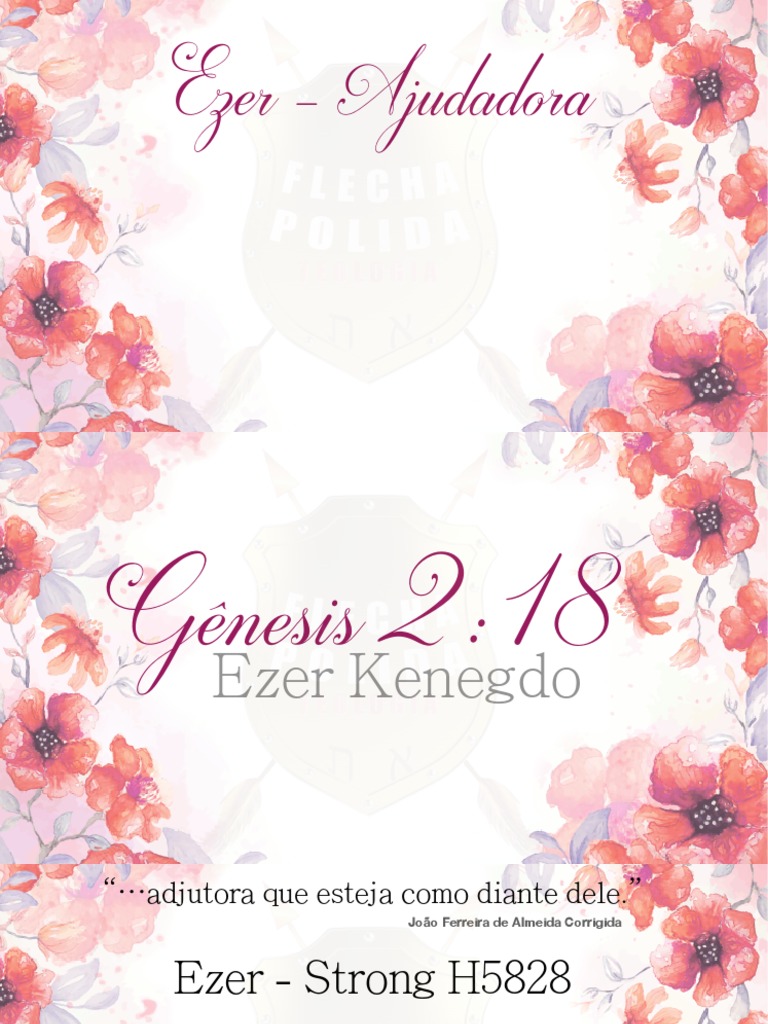 Significado de Ezer Kenegdo na Bíblia | PDF | Gênesis (livro) | Adão e Eva