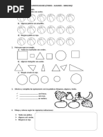 Ficha de Trabajo: Clasificación de Objetos Por Su Tamaño, Color y Forma ...