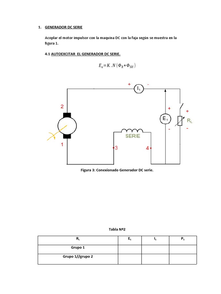 Generador DC Serie | PDF