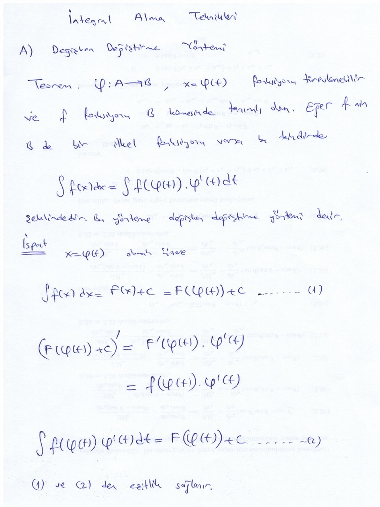 Anali̇z-2 Ders 2 | PDF