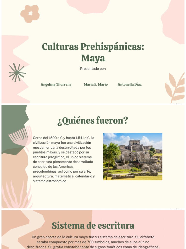 Diapositivas - Mayas | PDF