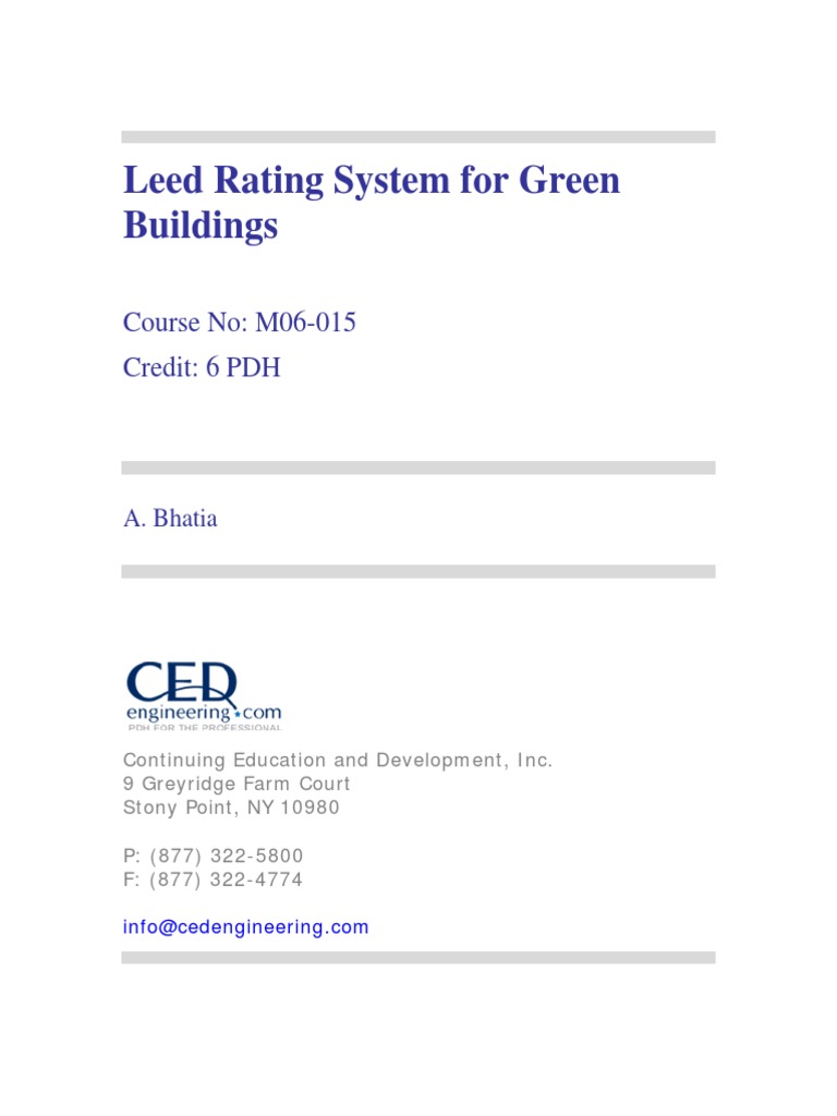 Leed Rating System | PDF
