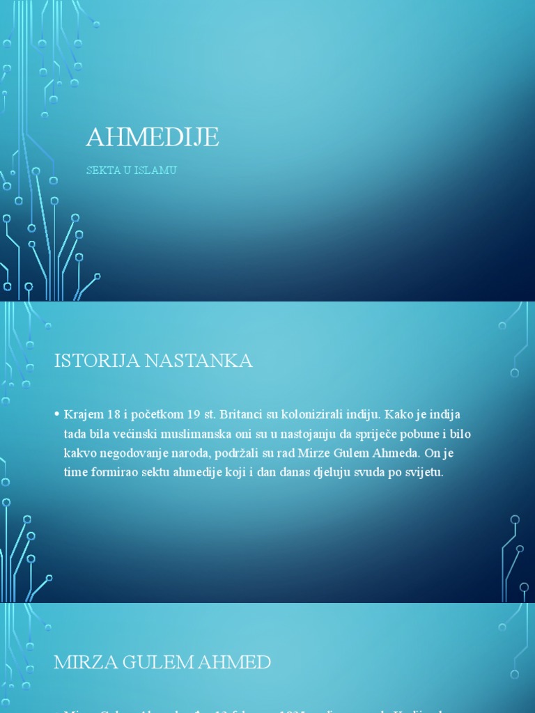 Ahmedije: Sekta U Islamu | PDF