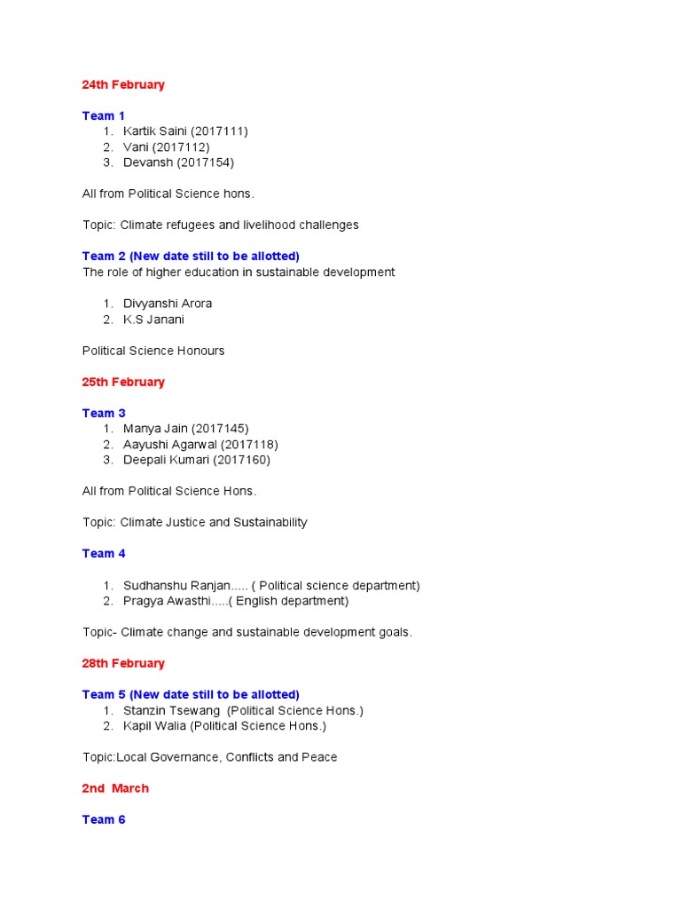 Geography Assignment Presentation List-1 | PDF