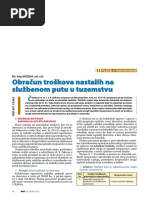 Uredba o Naknadama Troskova Za Sluzbena Putovanja - Ispravan Tekst 1 | PDF
