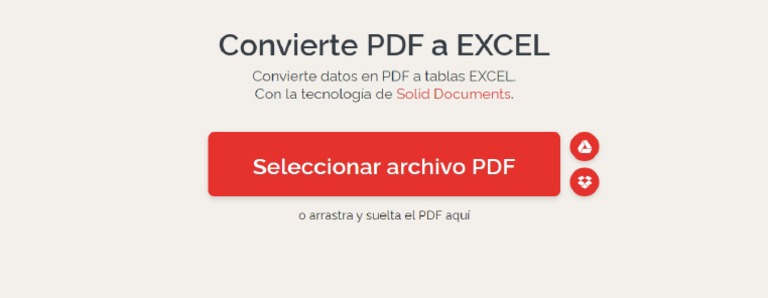 Convierte Tus Tablas en PDF A EXCEL | PDF